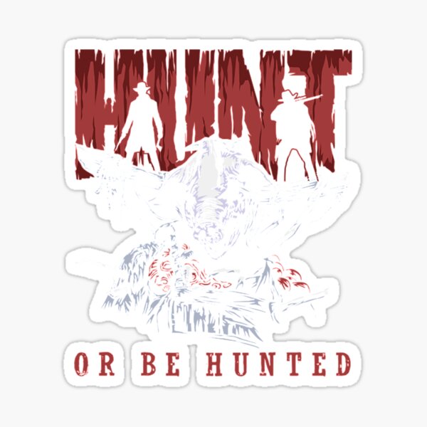 "Hunt or be hunted Essential" Sticker for Sale by HeinrichGartner ...