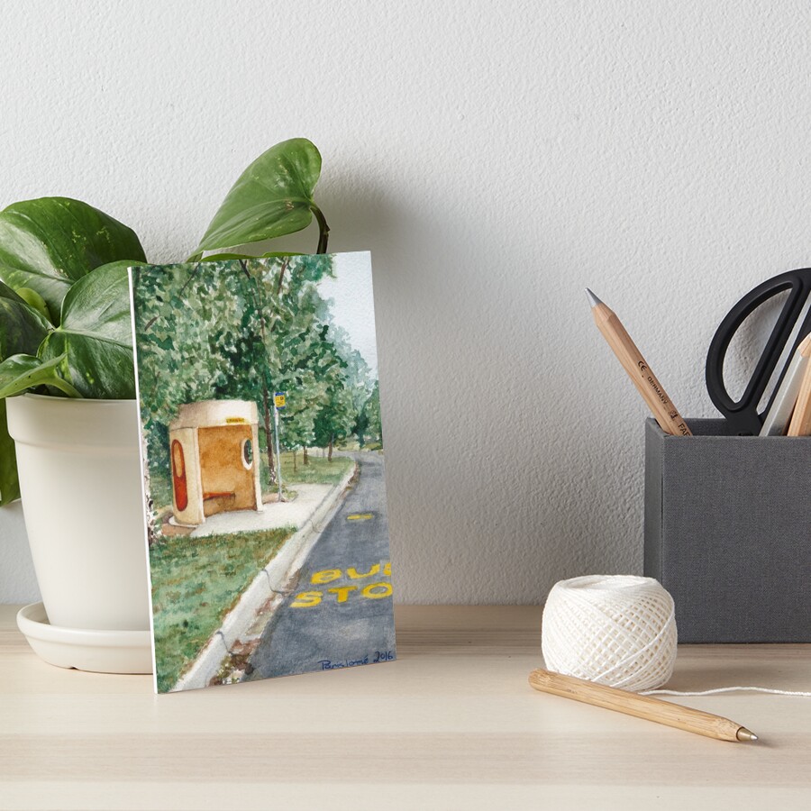 "Canberra Bus Stop Richardson" Poster for Sale by Paris Lomé | Redbubble