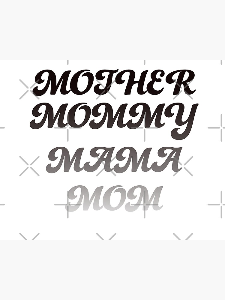 Modern Mother Poster By Designworlld Redbubble