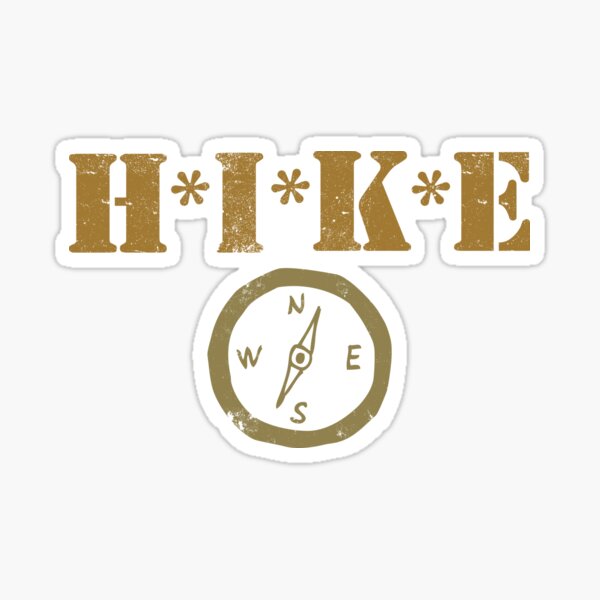 "HIKE" Sticker for Sale by SportsT-Shirts | Redbubble