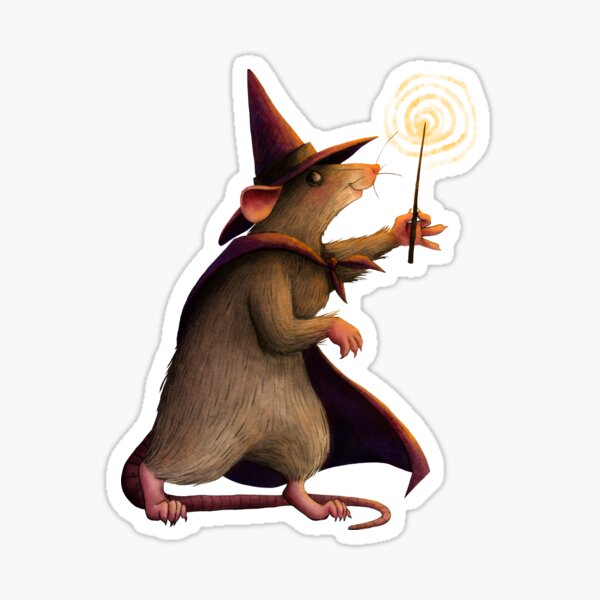 "Magic Rat" Sticker for Sale by Anna Timke | Redbubble
