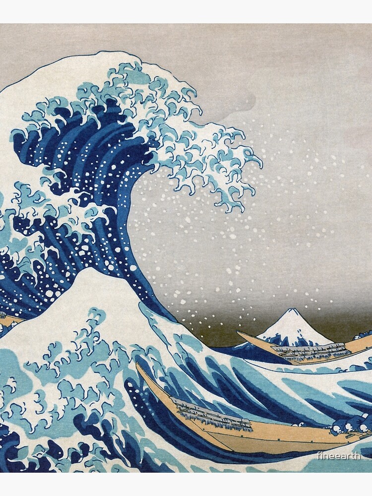 "Under the Wave off Kanagawa - The Great Wave - Katsushika Hokusai ...