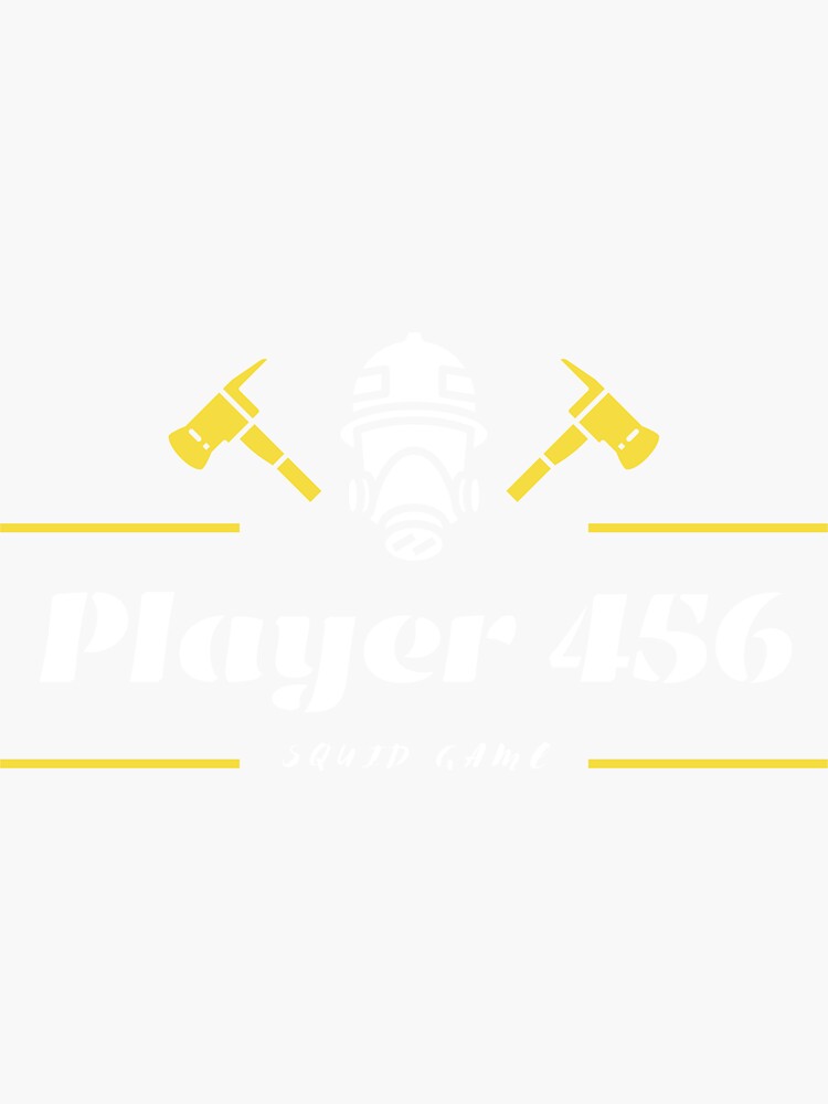 "Player 456 SQUID GAME" Sticker for Sale by ITCA | Redbubble