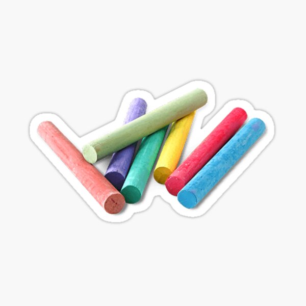 "Chalk" Sticker by Focal-Art | Redbubble