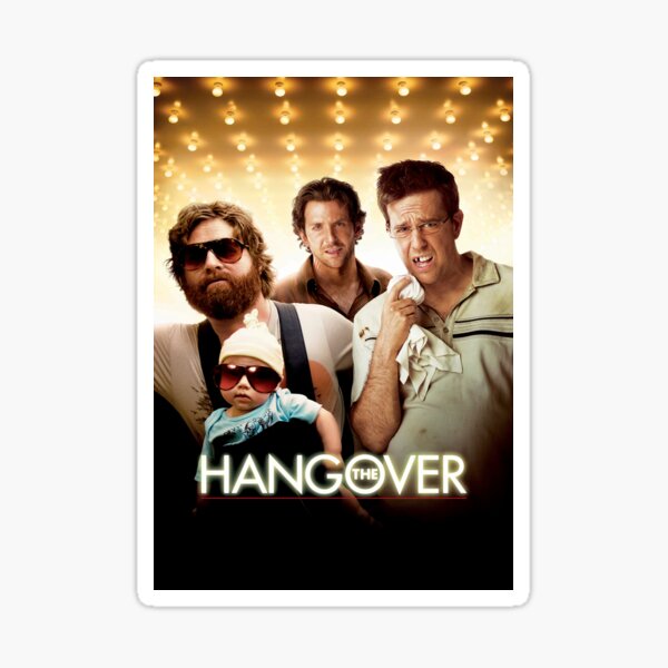 "The Hangover" Sticker for Sale by posterdise | Redbubble