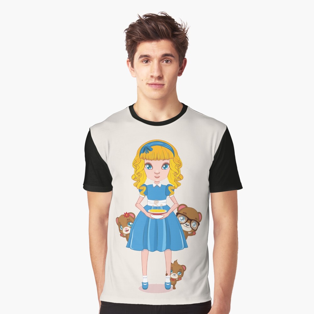 "Goldilocks and the three bears" Sticker for Sale by kawaiistudio ...