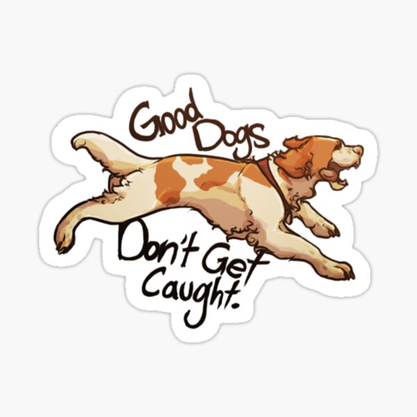 "Good Dog" Sticker by TeachMeToLearn | Redbubble