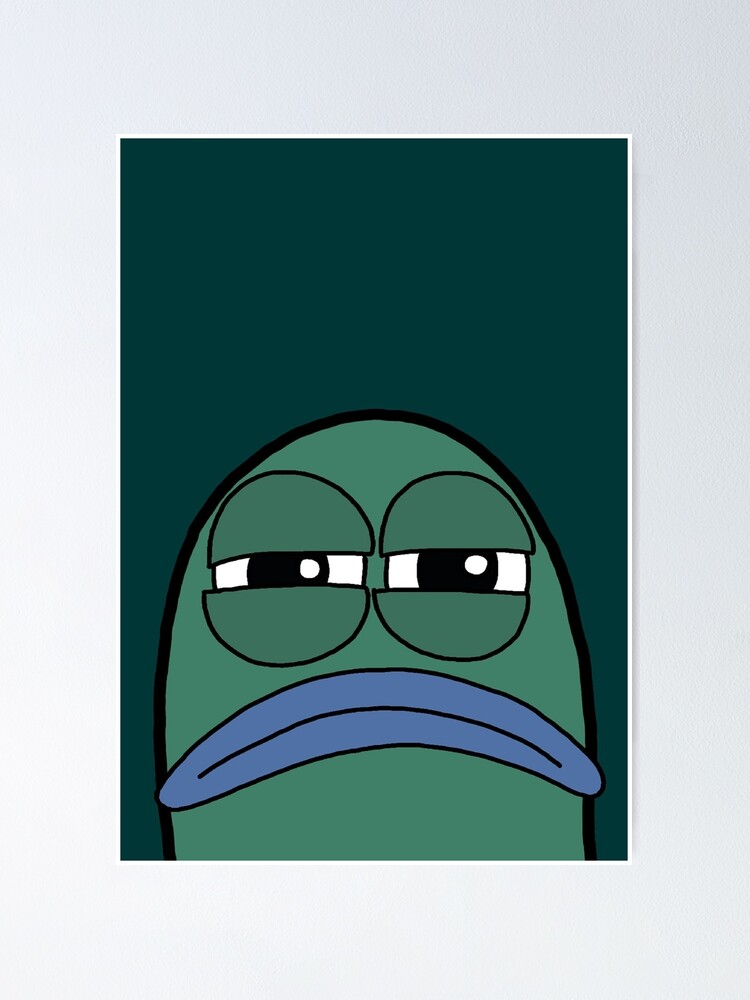 "Fish from the animated series "SpongeBob"" Poster for Sale by ...