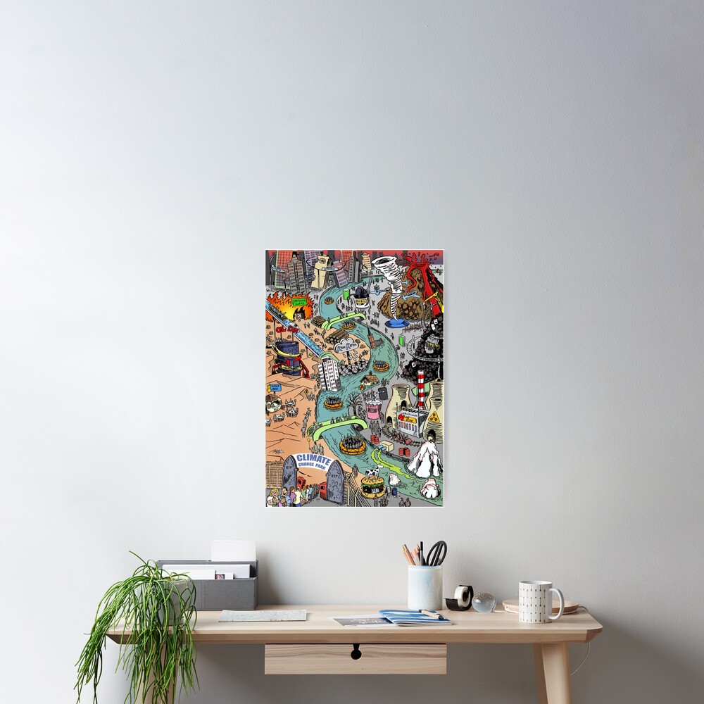 Climate Change Theme Park Poster For Sale By Matjackson Redbubble climate-change-theme-park-poster-for-sale-by-matjackson-redbubble