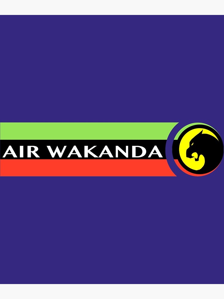 "Air Wakanda- Logo " Art Print by AnthonyFisherv | Redbubble