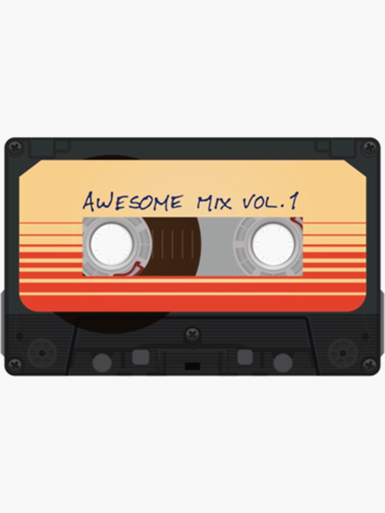 "Awesome Mix Vol. 1 " Sticker for Sale by AnthonyFisherv | Redbubble