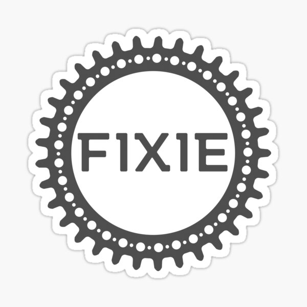 "Fixie" Sticker for Sale by Jeferson | Redbubble