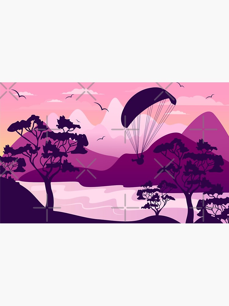 "Parachute" Sticker for Sale by Pixelar | Redbubble