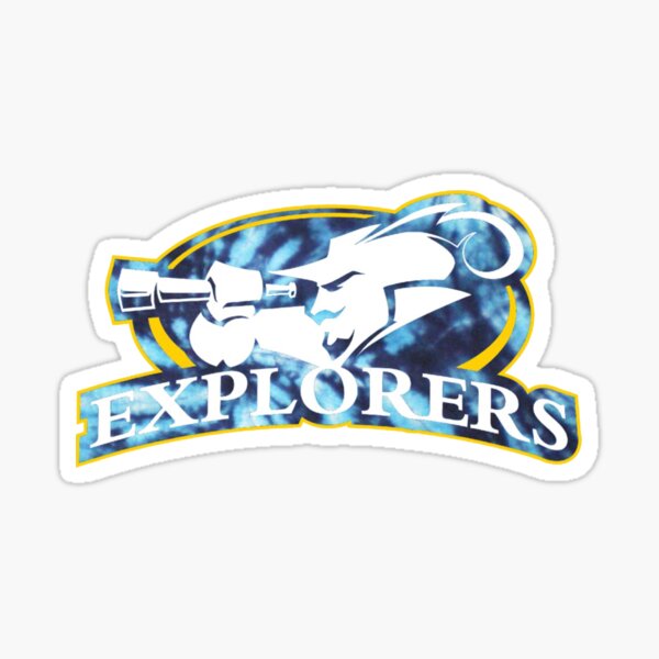 "La Salle Explorers" Sticker for Sale by lizzzo | Redbubble