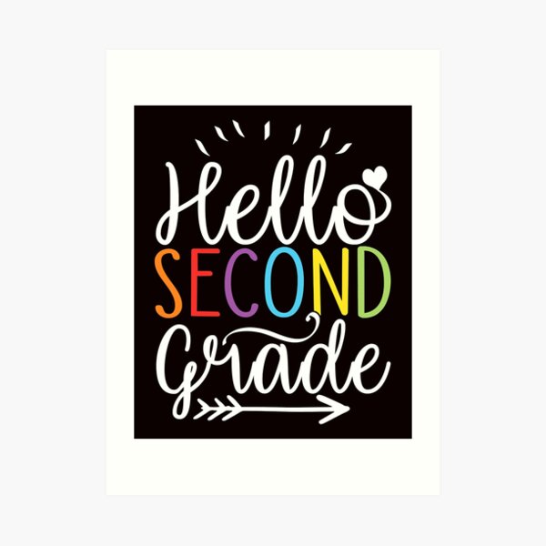 Lámina artística «Regalos divertidos para maestros de segundo grado de ...