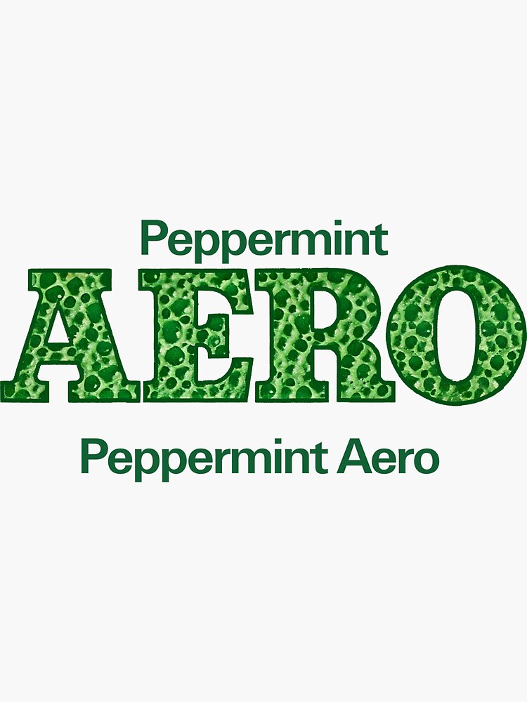 "1970s PEPPERMINT CHOCOLATE WRAPPER" Sticker for Sale by ThrowbackAds ...