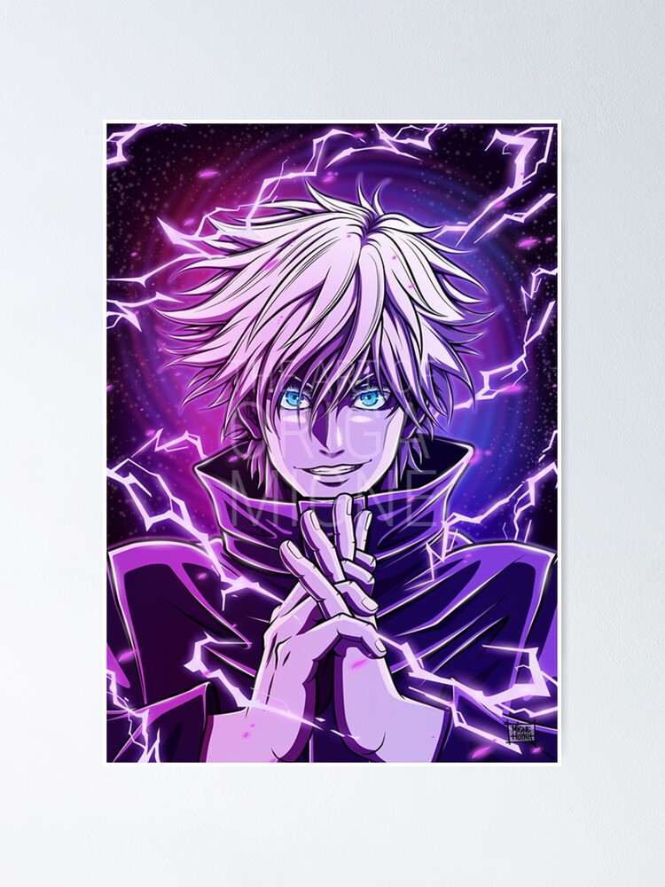 "Gojo Satoru uses Hollow Purple" Poster by JutsuDesigns | Redbubble