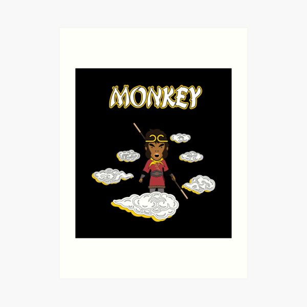 "Monkey Magic" Art Print for Sale by Purakushi | Redbubble