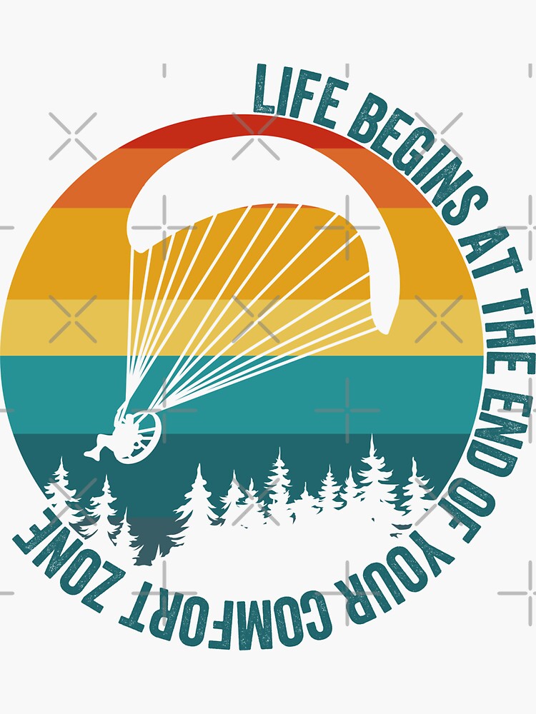 "Vintage Design - Paramotor" Sticker for Sale by TINASTORESHOPE | Redbubble