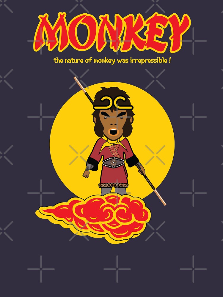 "Monkey Magic - Variant Four" T-shirt for Sale by Purakushi | Redbubble ...