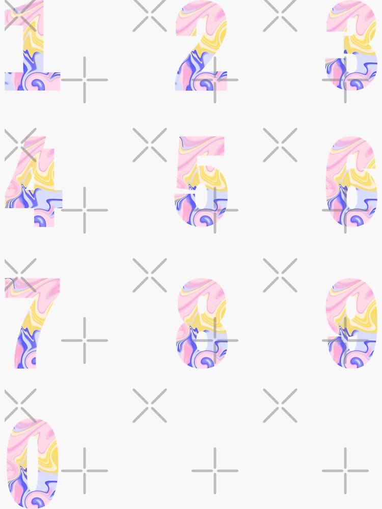 "Cute Mix Of Colors Numberblocks For Kids" Sticker for Sale by ...