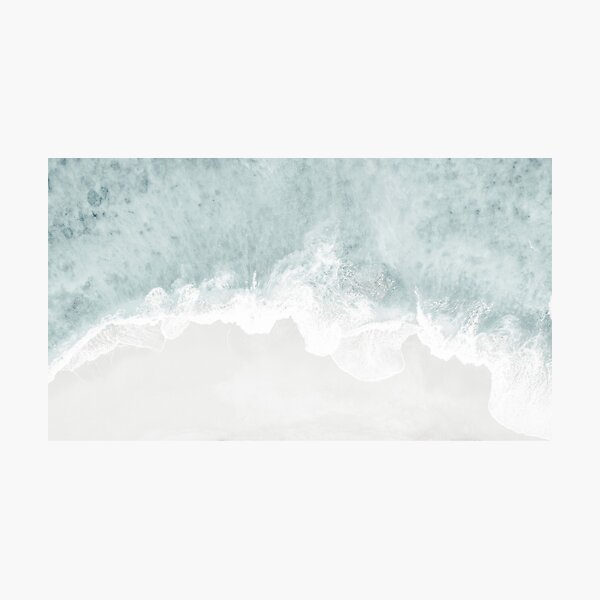 Lámina fotográfica «Impresión de arte de playa, arte de pared de playa ...