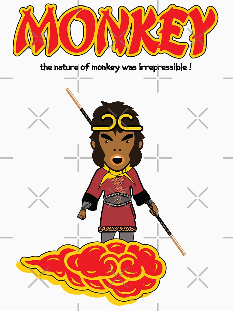 "Monkey Magic - Variant Five" T-shirt for Sale by Purakushi | Redbubble ...