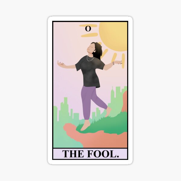 "The Fool." Sticker for Sale by axshwarya | Redbubble