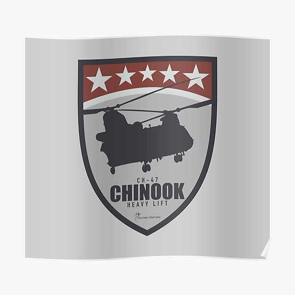 "CH-47 Chinook" Poster for Sale by ACInterview | Redbubble