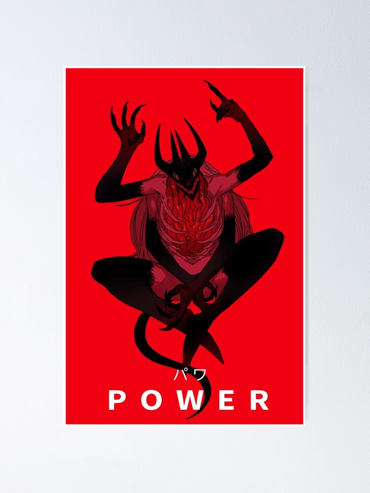 Poster « Power (パワ) the Blood Fiend Devil Form (Chainsaw Man Manga et ...