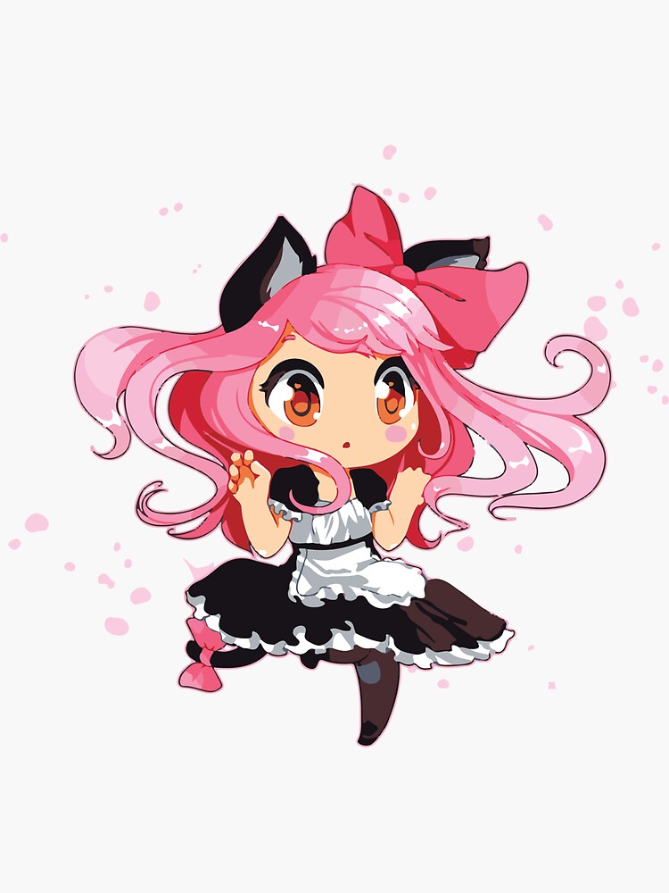 "Aphmau Chibi Fanart Tshirt - Aphmau Chibi Fanart Hoodies" Sticker for ...