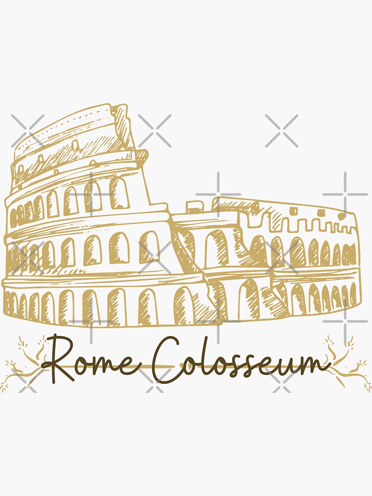 "Colosseum Rome" Sticker for Sale by corralmontana | Redbubble