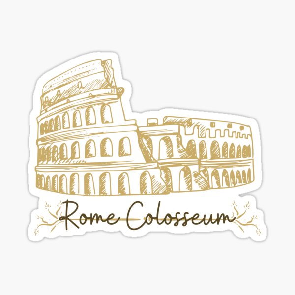 "Colosseum Rome" Sticker for Sale by corralmontana | Redbubble