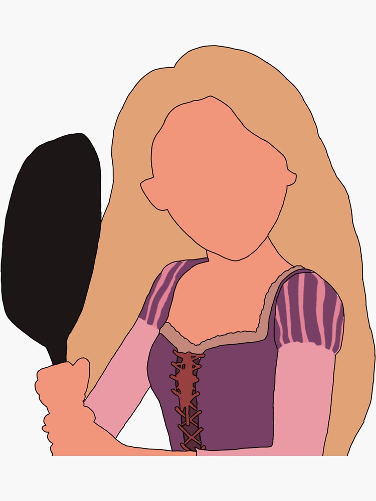 "Tangled" Sticker for Sale by lyricaldesigns6 | Redbubble