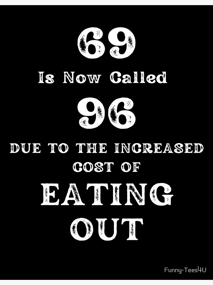 "96 Is The New 69 Funny Inflation Joke" Sticker for Sale by Funny ...