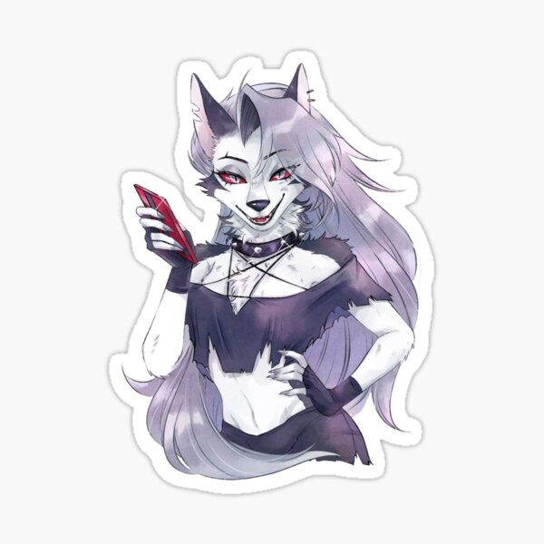 "Helluva Boss Loona " Sticker for Sale by TORVENIUS1990 | Redbubble