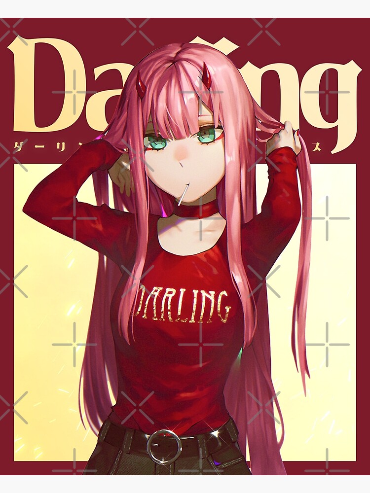 "Premium Zero Two-Design | Liebling im Franxx ダーリン・イン・ザ・フランキス" Poster ...