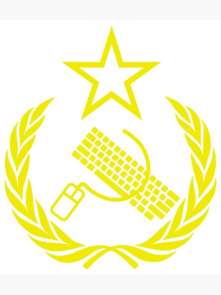 "Communist Keyboard & Mouse" Poster by Chocodole | Redbubble