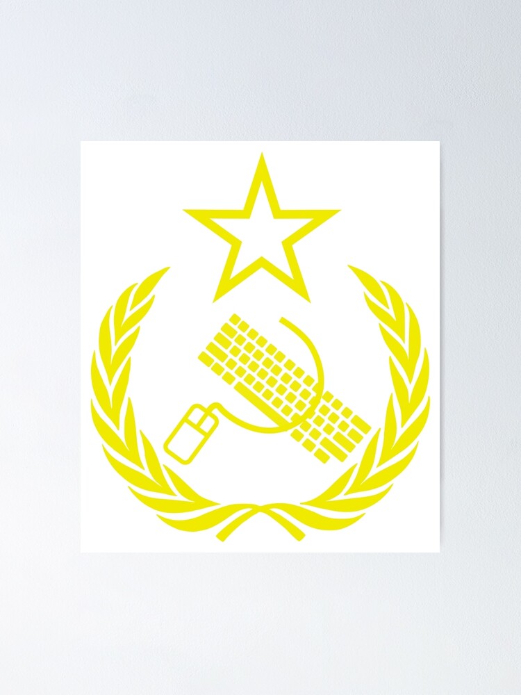 "Communist Keyboard & Mouse" Poster by Chocodole | Redbubble