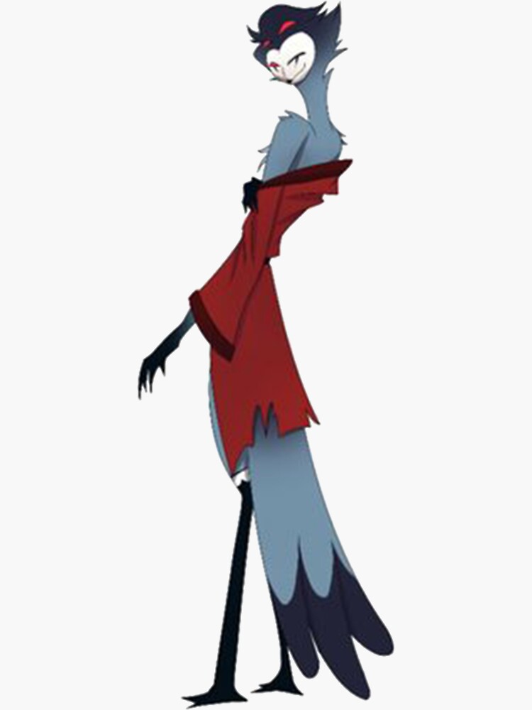 "Helluva Boss Stolas " Sticker for Sale by OldieBazaar | Redbubble