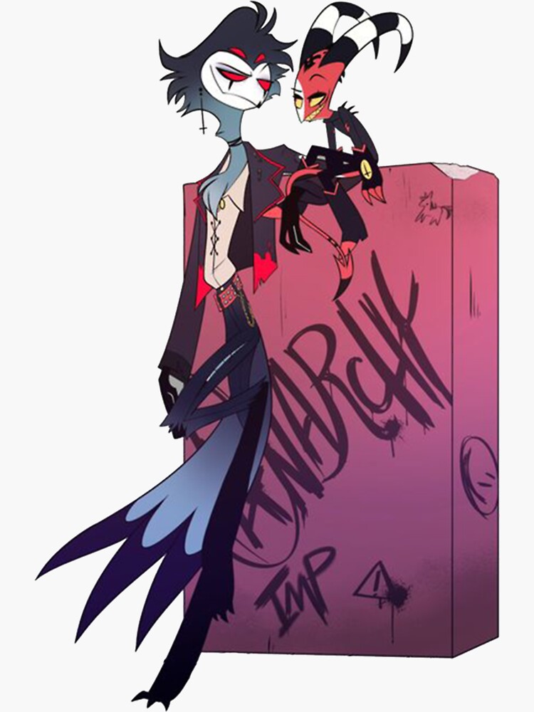 "Helluva Boss Stolas " Sticker for Sale by OldieBazaar | Redbubble