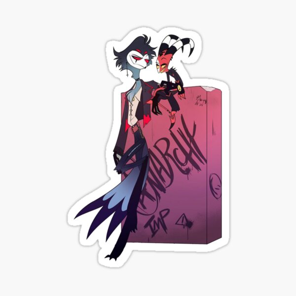 "Helluva Boss Stolas " Sticker for Sale by OldieBazaar | Redbubble