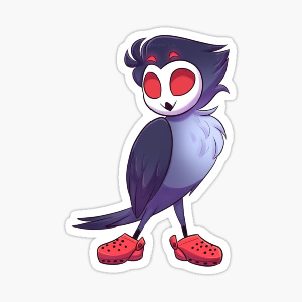 "Owl Stolas Crocs " Sticker for Sale by OldieBazaar | Redbubble