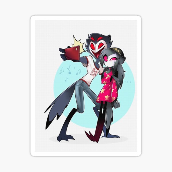 "STOLAS _amp_ OCTAVIA HELLUVA BOSS " Sticker for Sale by OldieBazaar ...