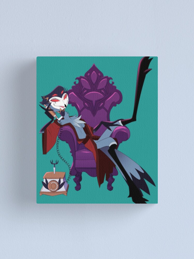 "Stolas in Lounge Chair - Helluva Boss " Canvas Print for Sale by ...