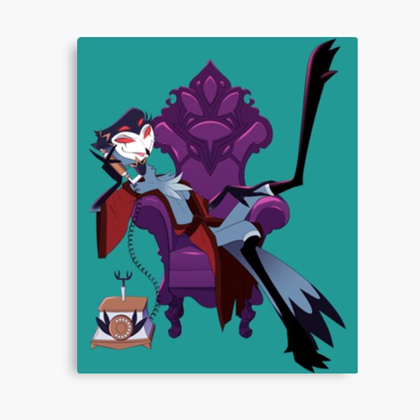 "Stolas in Lounge Chair - Helluva Boss " Canvas Print for Sale by ...