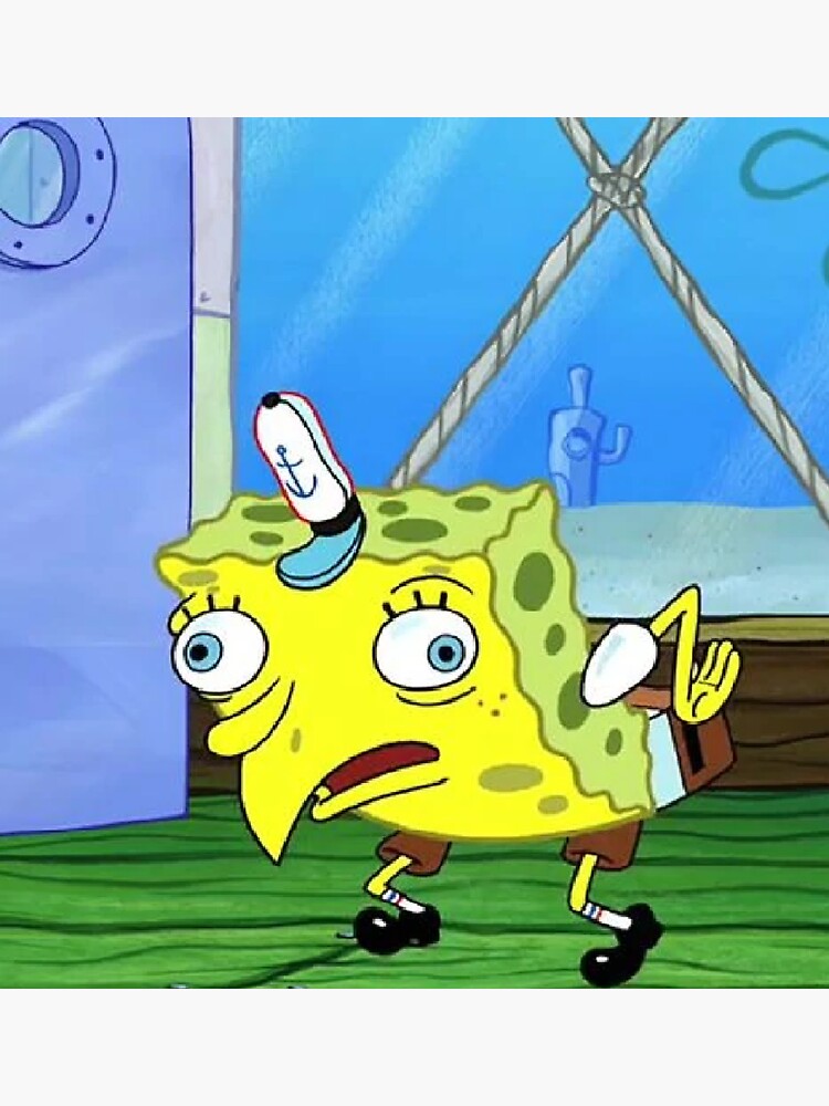 "Spongebob Weird" Sticker for Sale by LuccaT1 | Redbubble