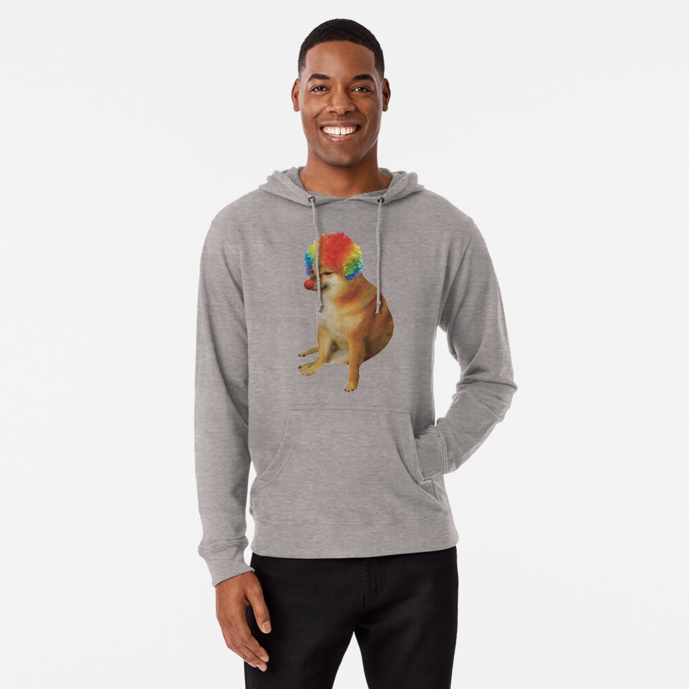 "Cheems Doge Clown" Sticker for Sale by DonatasSab | Redbubble