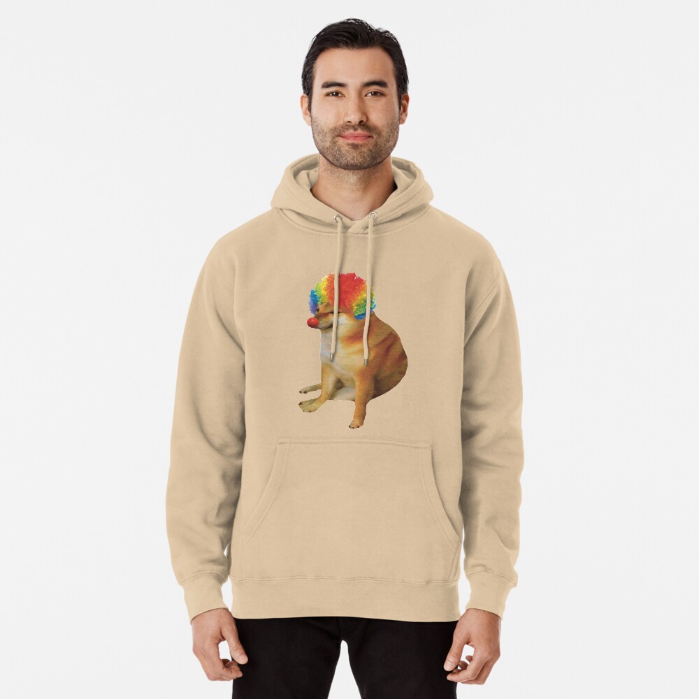 "Cheems Doge Clown" Sticker for Sale by DonatasSab | Redbubble