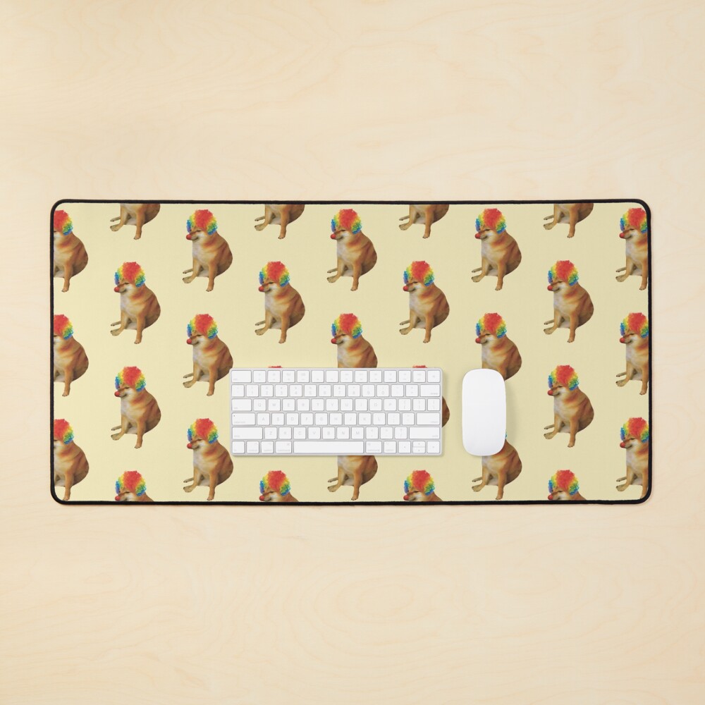 "Cheems Doge Clown" Sticker for Sale by DonatasSab | Redbubble